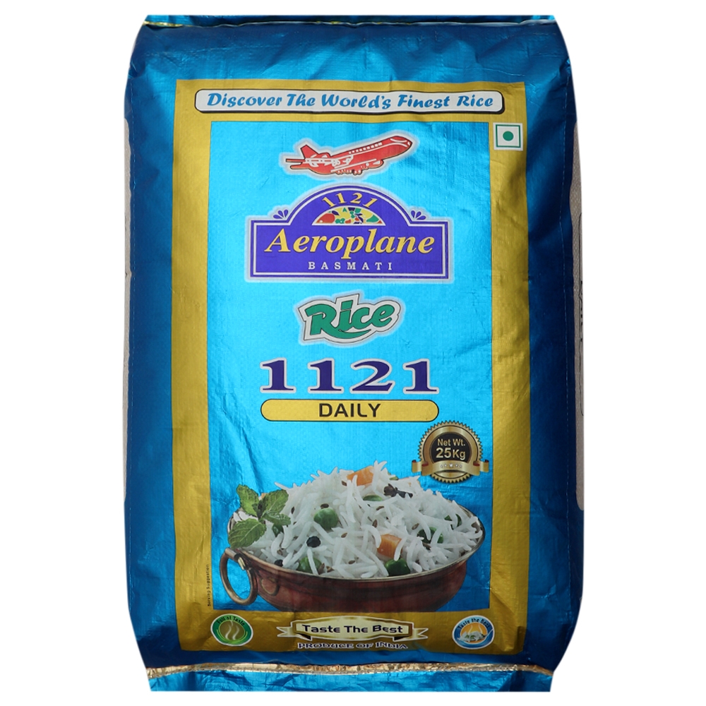 Aeroplane Daily Mini Dubar Basmati Rice 25 kg